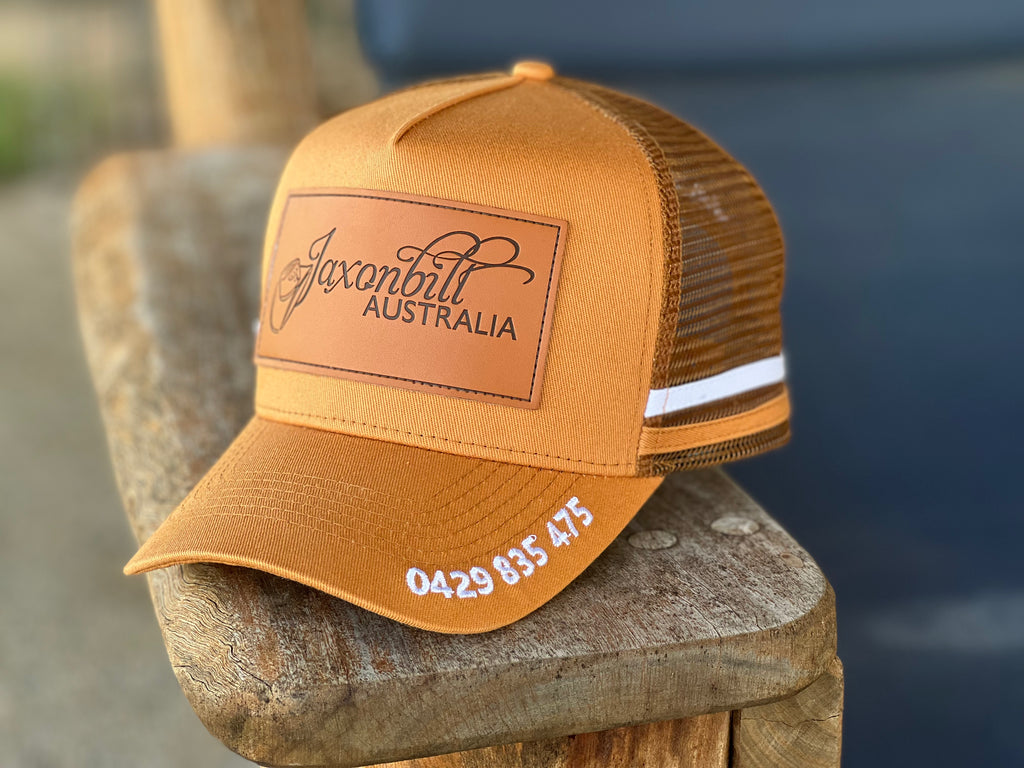 Tan Cap – Jaxonbilt Hats Australia